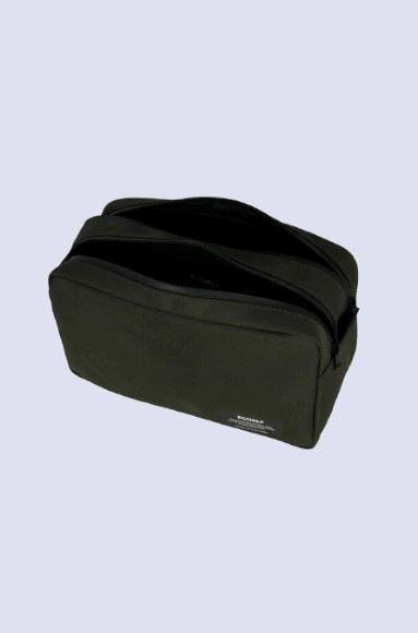 DOUBLEALF ZIPPER VANITY CASE